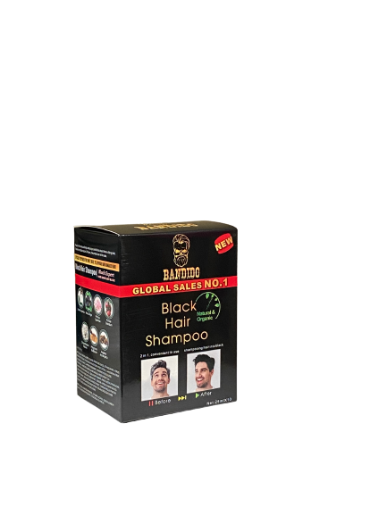 Bandido Natural and Organic Black Hair Shampoo 10 stuks x 25 ml